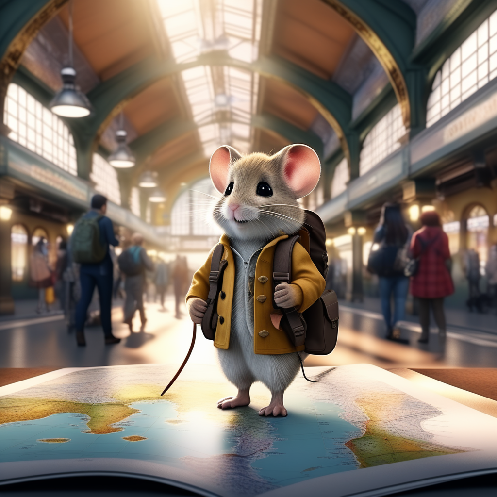 Miky The Mouse Countryside Adventure With Cousin Ronny | AI Video